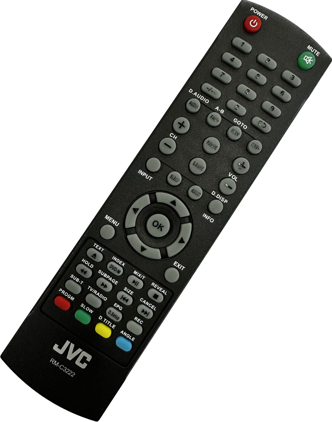 JVC Remote Control RM-C3222/DVD – YalePrima